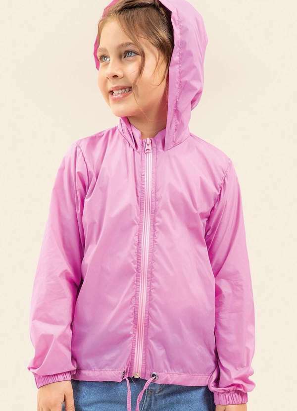 Jaqueta Tactel Corta Vento Rosa Bugbee Rosa - Vim Vi Venci