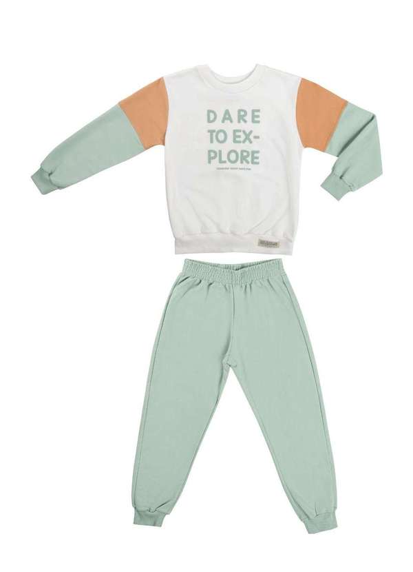 Conjunto Infantil Have Fun Estampado Menina Estampado - Vim Vi Venci