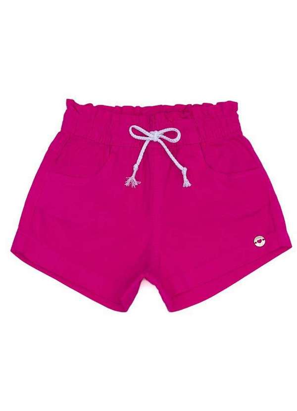 Shorts Comic Sarja Comfort Rosa Have Fun Rosa - Vim Vi Venci