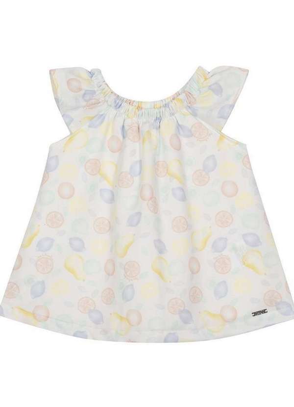 Vestido Bebê Estampado Nini & Bambini Estampado - Vim Vi Venci