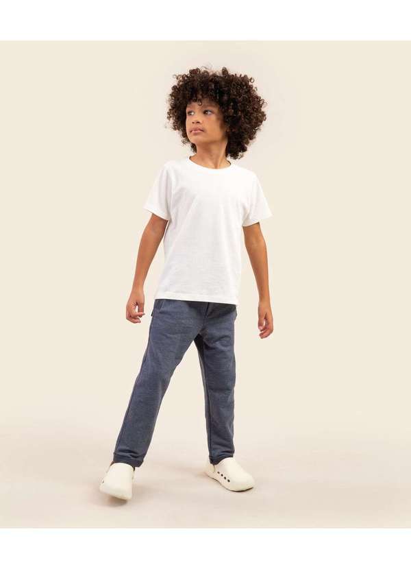 Calça Molecotton Azul Bugbee Azul - Vim Vi Venci