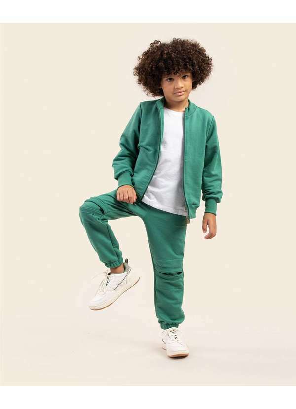 Calça Moletom Verde Bugbee Verde - Vim Vi Venci