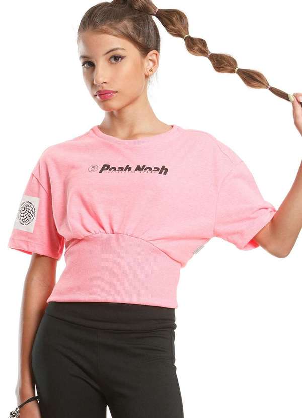 Crpped Infantil Rosa Poah Noah Rosa - Vim Vi Venci