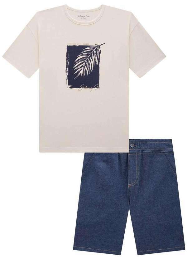Conjunto Infantil Menino Estampado Johnny Fox Estampado - Vim Vi Venci