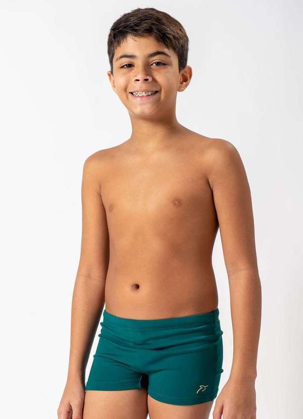 Sunga Boxer Juvenil Galapagos Verde - Apneia