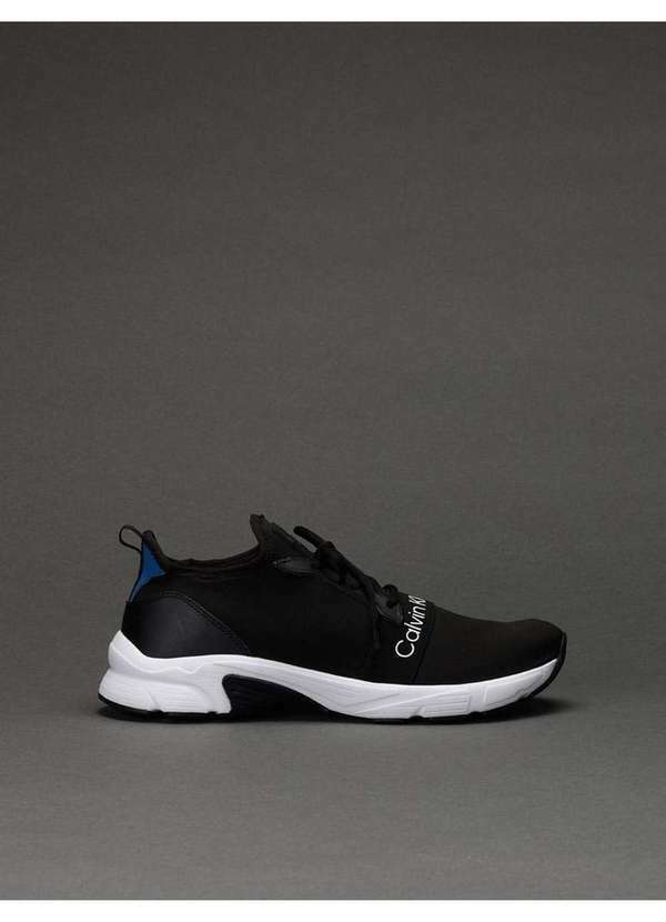 Tênis Ckj Baixo New Runner Neoprene - Preto Preto - Calvin Klein