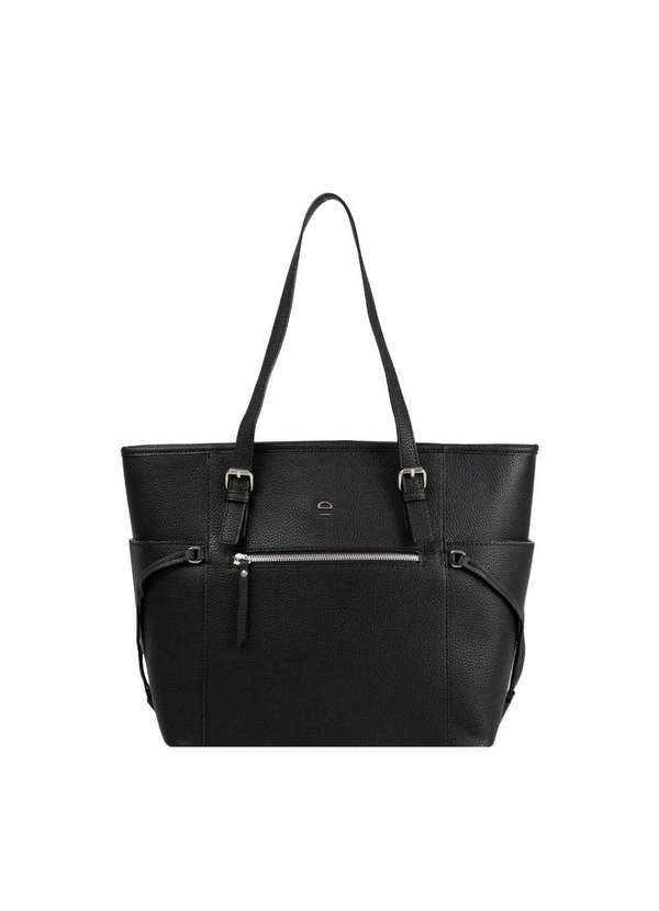 Bolsa Ombro Bicolor Salina Le Postiche Preto - Le Postiche Oficial