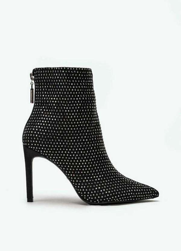 Bota Bico Fino com Strass 00003 - Lanca Perfume Oficial