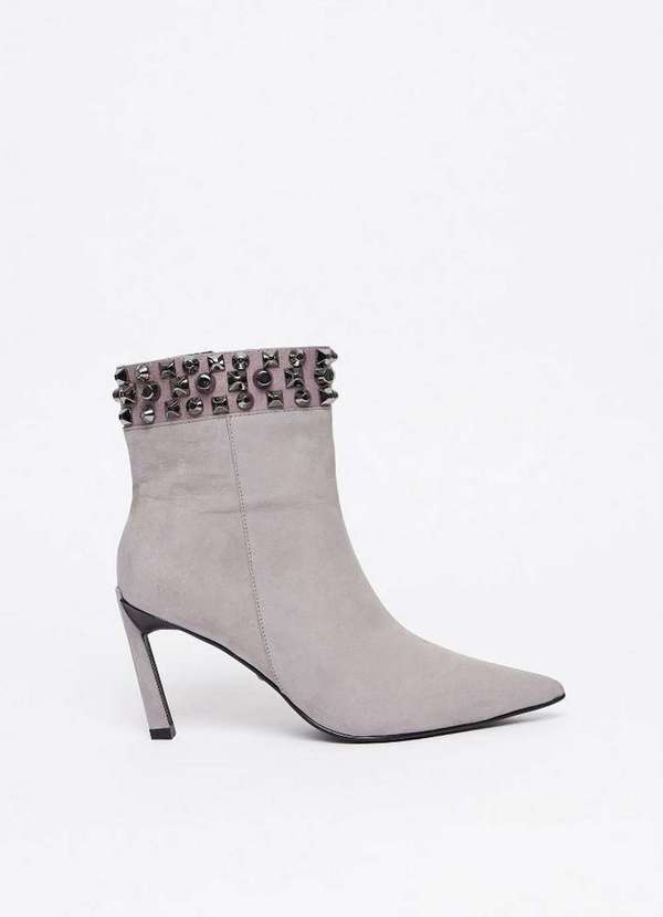 Bota Couro com Aplicações A1042 - Lanca Perfume Oficial