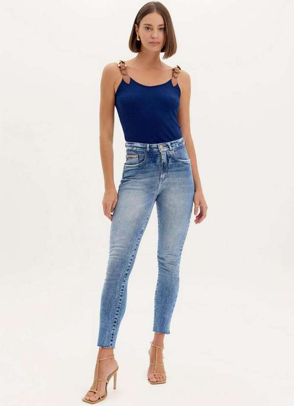 Calça Jeans Vesta Shape Now A0004 - Lanca Perfume Oficial