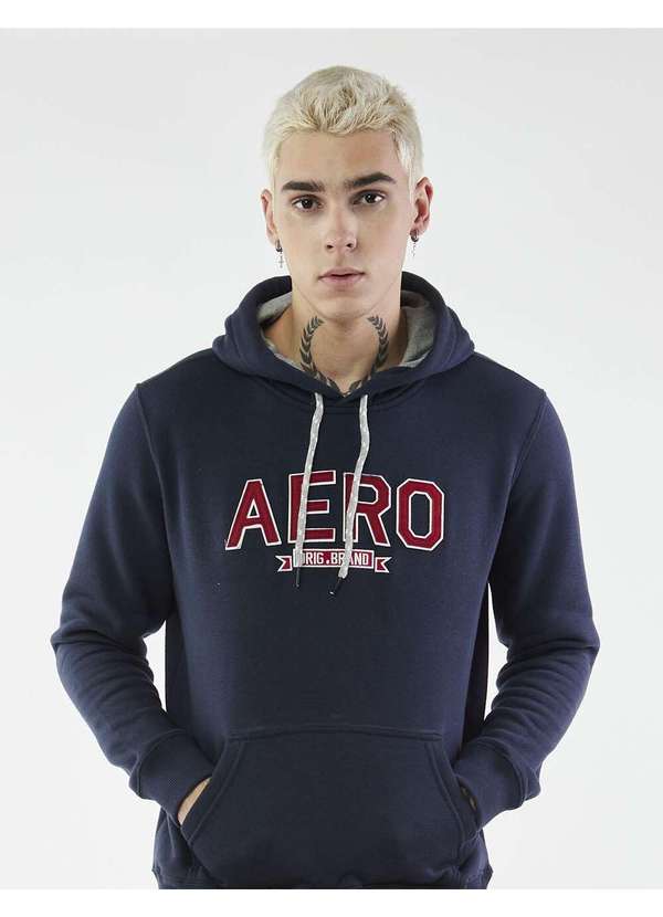 Moletom Fechado Masculino Aeropostale - Azul Marinho - Aeropostale Brasil