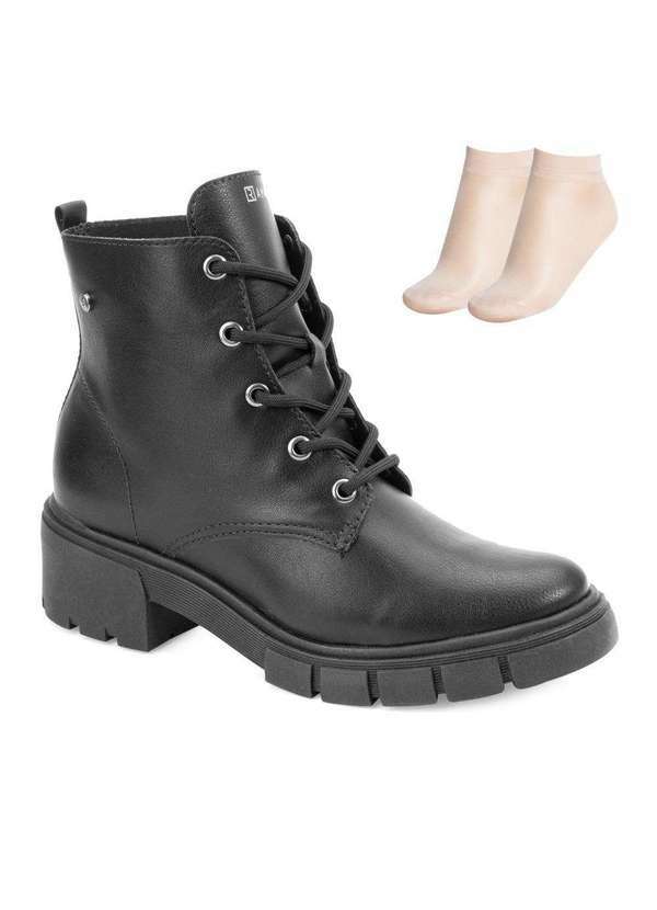Bota Coturno Ramarim e Meia Rm23-2311 Preto - Tenishoes