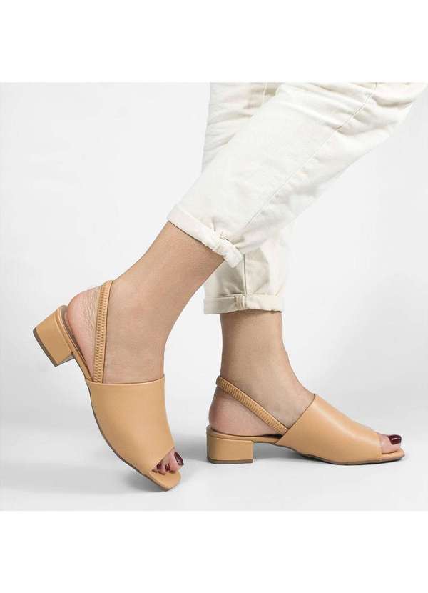 Sandalia Zatta Confort Anastacia Bege - Zatta Calcados