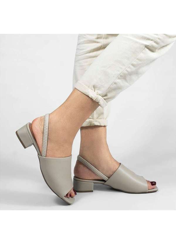 Sandalia Zatta Confort Anastacia Branco - Zatta Calcados