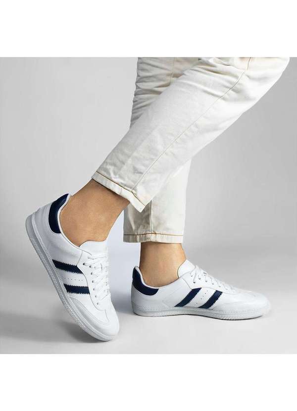 Tenis Zatta Casual Duas Listras Andressa Azul - Zatta Calcados