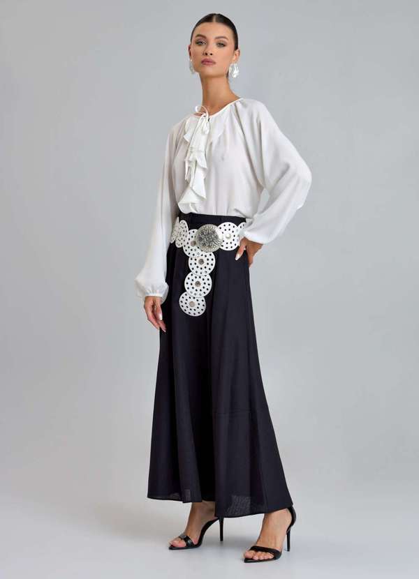 Saia Midi Azul - Ritmi Studio