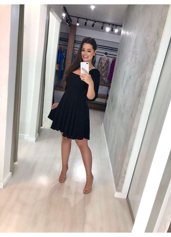 Vestido Anne Preto - Closet RC