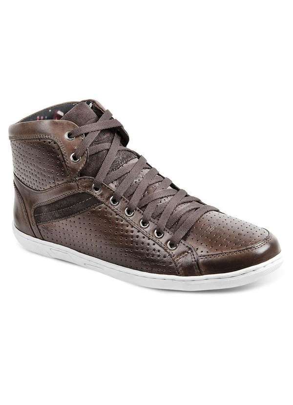 Tênis Cano Alto Masculino Sandro Moscoloni Rock Marrom Brown - Sandro ...
