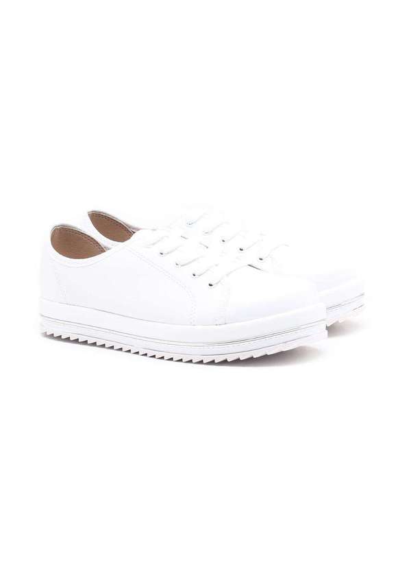 Tênis Beira Rio Tratorado Branco - Paqueta