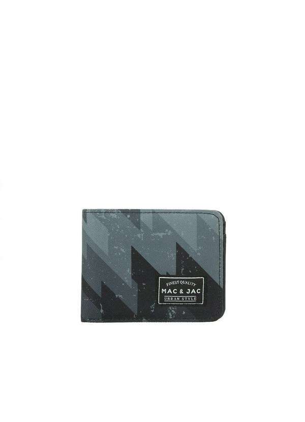 Carteira Masculina Mac & Jac Urban Style Tecido Marinho Cinza - Studio Z