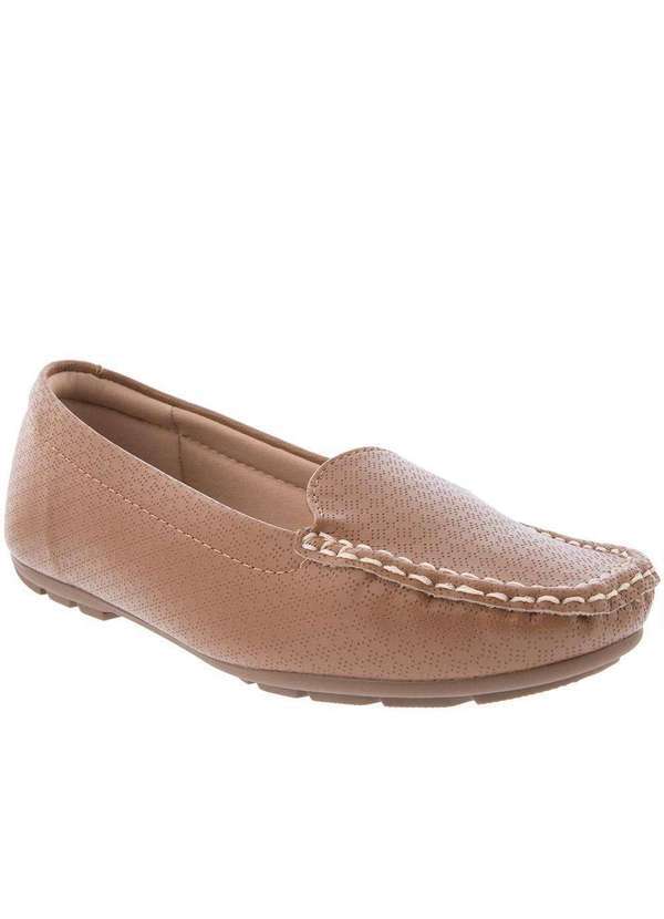 Mocassim Modare Ultraconforto Detalhe Perfuros Caramelo Caramelo - Studio Z