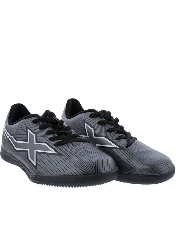 Chuteira Futsal Oxn Infantil Mission Iii Preto Cinza - Studio Z