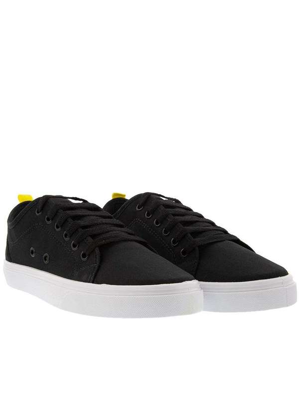 Tênis Mac & Jac Urban Pespontos Tecido Preto Preto - Studio Z