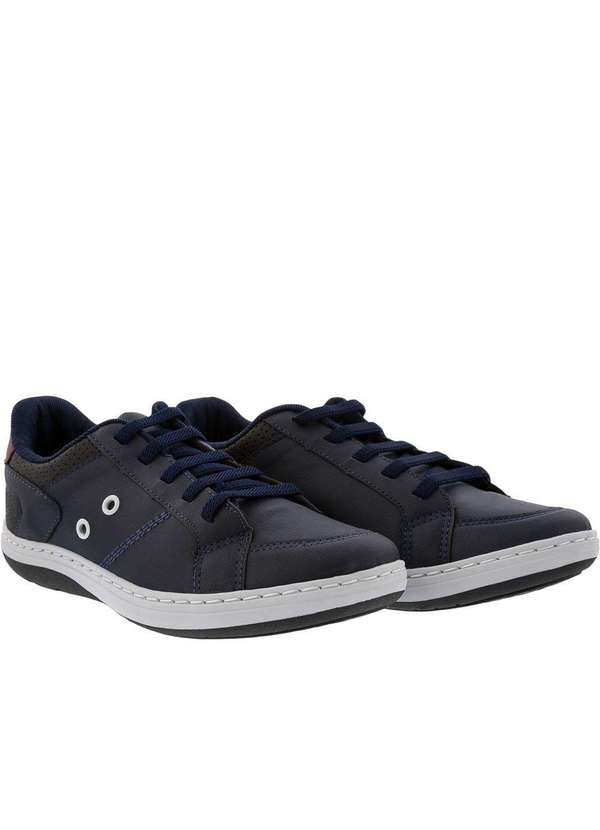 Tênis Infantil Valença com Recortes Marinho Azul - Studio Z