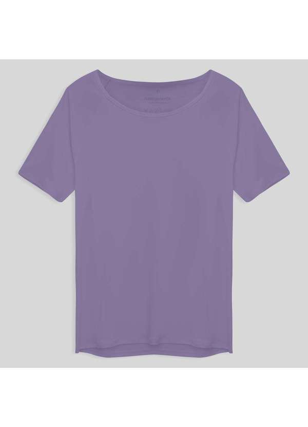 Camiseta New Life Tech Performance Lilás - Basicamente