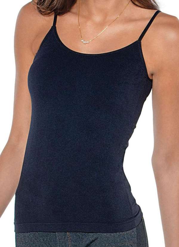 Camisete Feminina Ultraleve Demillus 93149 27-Preto - Meias Sao Jorge