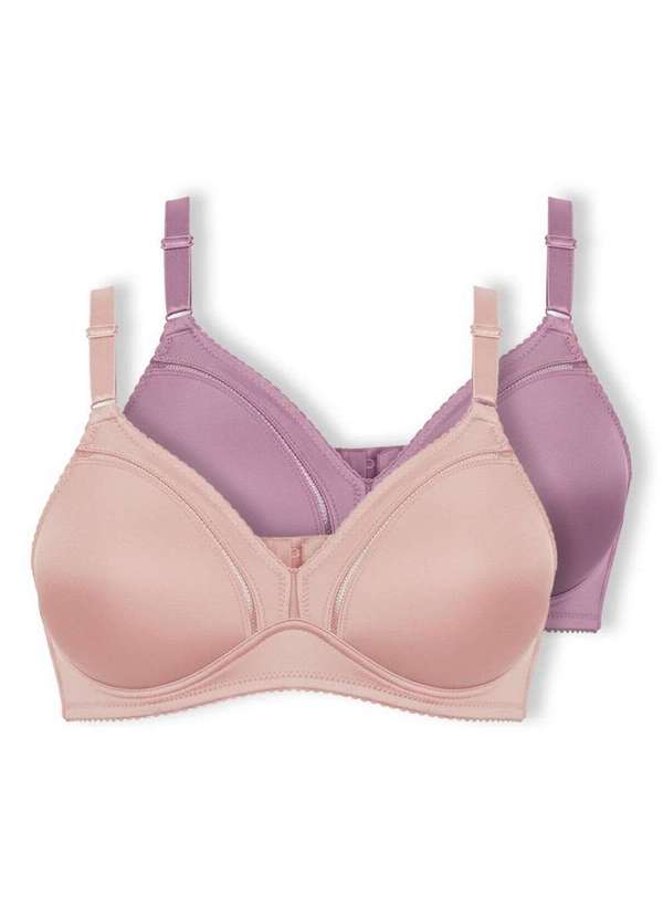 Kit com 2 Sutiãs sem Aro e sem Bojo Duloren 111214 Taça B Castanho ...