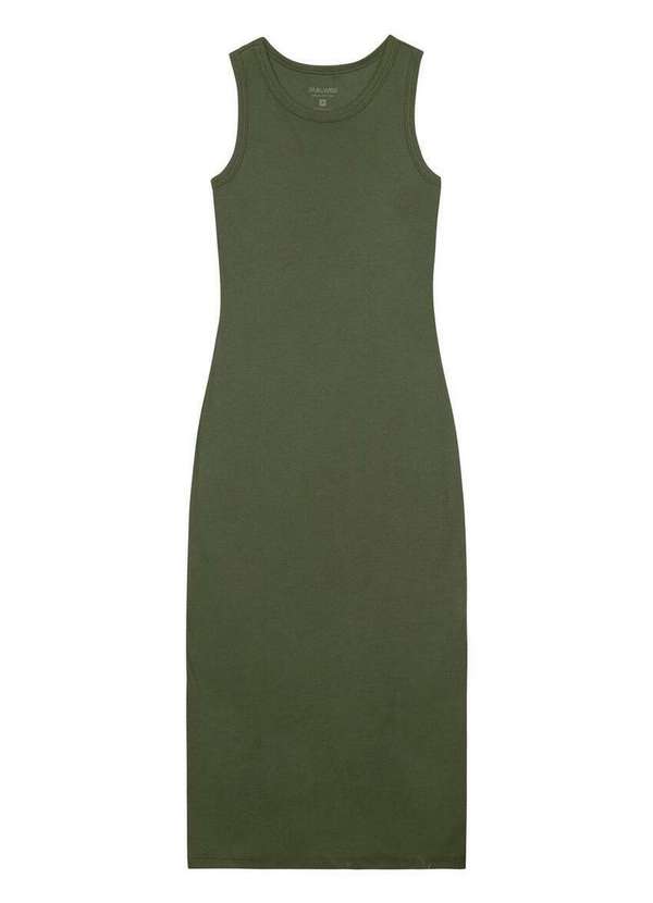Vestido Midi Malwee 1000120774 00005-Verde - Meias Sao Jorge