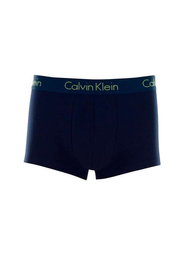 Cueca Boxer Calvin Klein Low Rise Trunk Cotton C12.01 Az08-Azul-Marinho ...