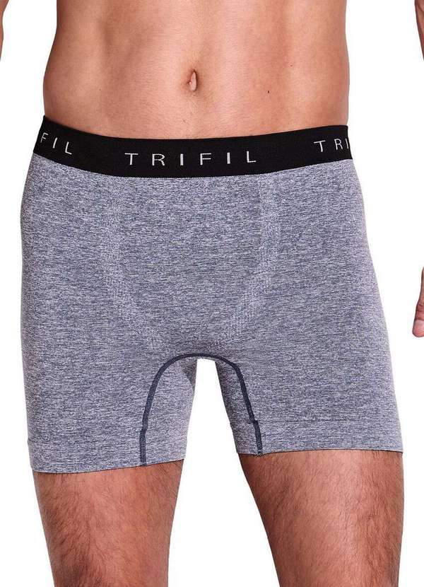 Cueca Boxer Trifil 4253 T630-Cinza-Mescla - Meias Sao Jorge