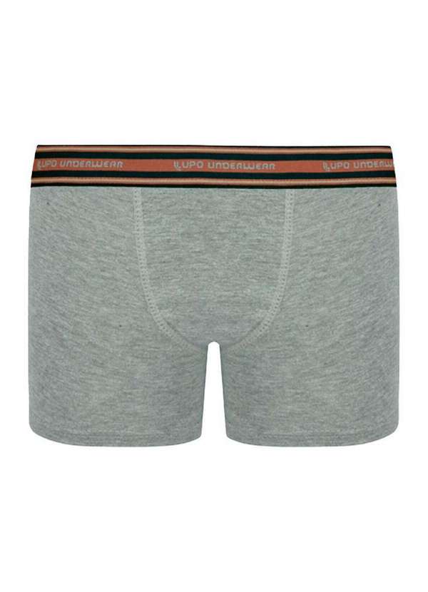 Cueca Infantil Boxer Lupinho 141-003 8000-Cinza-Mescla - Meias Sao Jorge