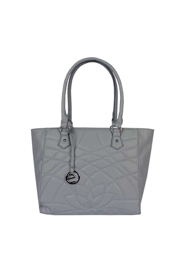 Bolsa Ombro Matelassê Flor de Lótus Le Postiche Azul-Médio - Le Postiche