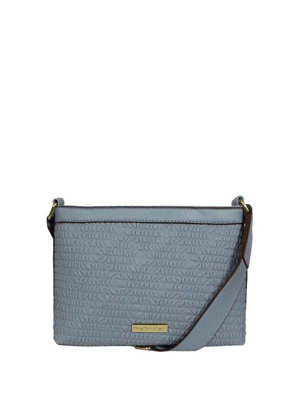 Bolsa Transversal Franzido Le Postiche Azul-Claro - Le Postiche