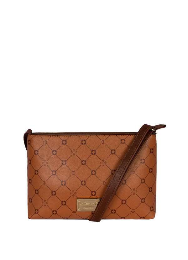 Bolsa Transversal Monograma Le Postiche Caramelo - Le Postiche