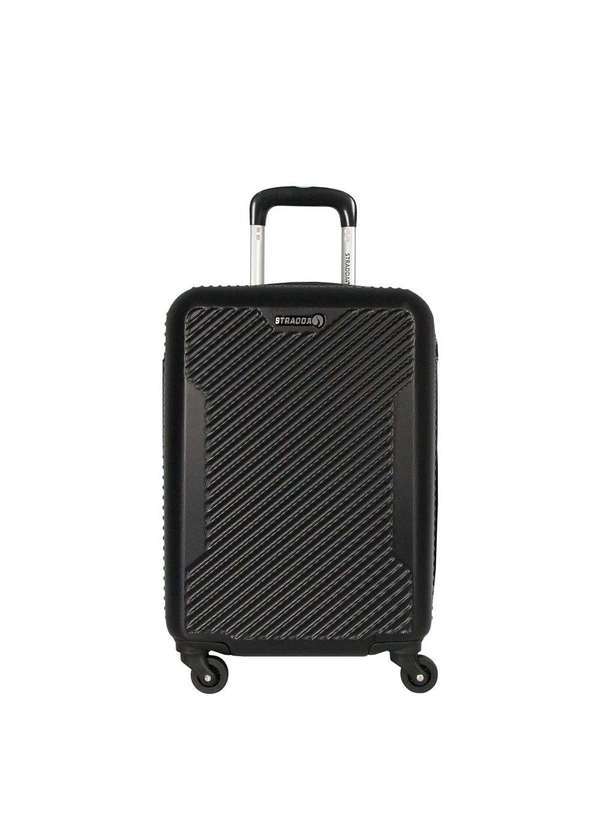 Mala Pequena de Bordo 10kg Rígida Rodas 360° Perfeita Stradda Preto ...