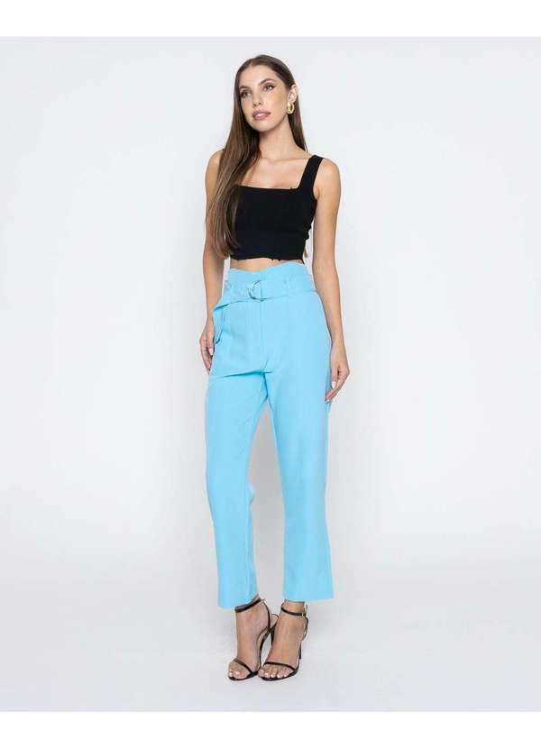 Calca Dot Clothing Alfaiataria Azul Azul - Dress Us