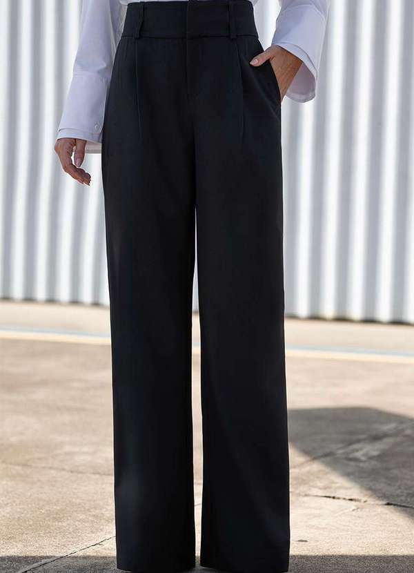 Calca Dot Clothing Alfaiataria Preto - Dress Us