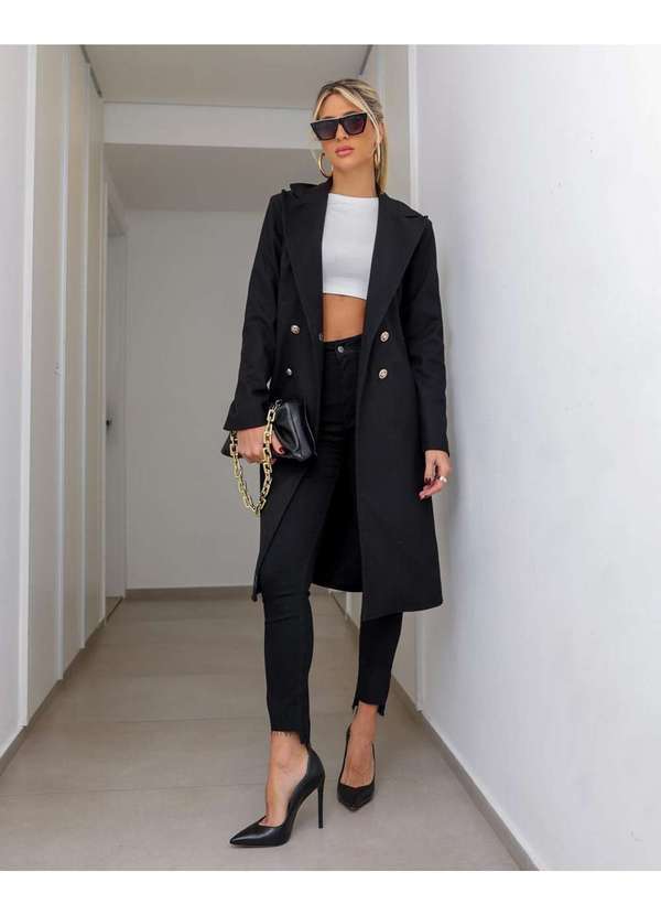 Calca Dot Clothing Jeans Preto Preto - Dress Us