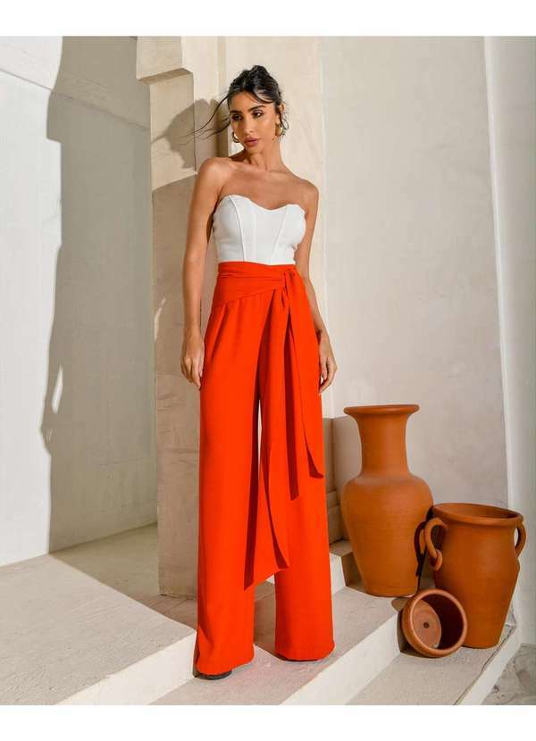 Calca Dot Clothing Multiformas Laranja Laranja - Dress Us