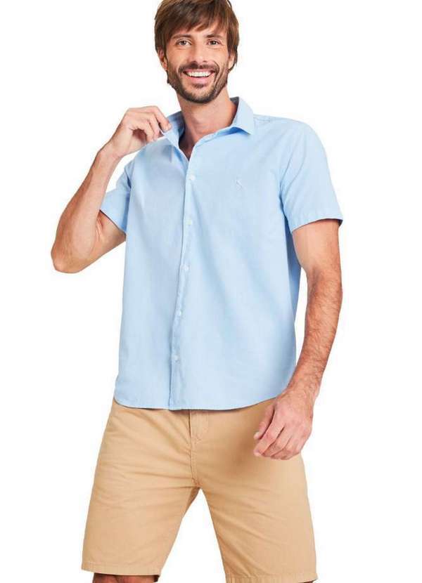 Camisa Mc Nova Paraty Reserva Azul Claro - Reserva