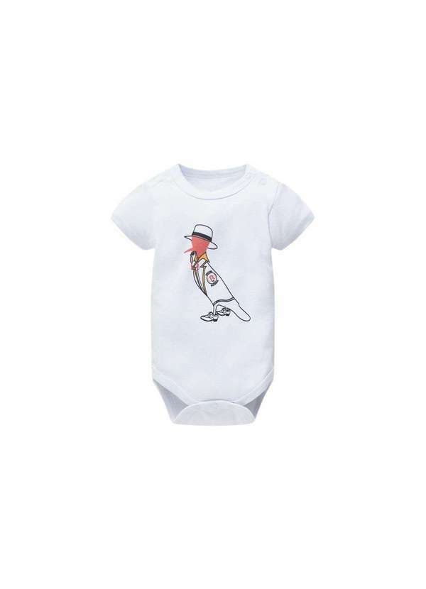 Body Bb Estampa Mestre de Bateria Reserva Mini Branco - Reserva