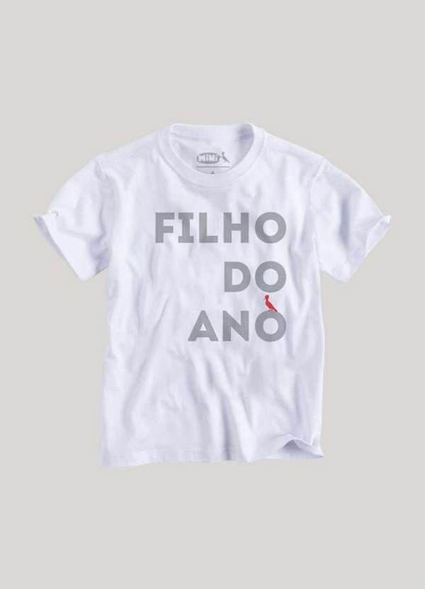 Camiseta Filho do Ano Reserva Mini Branco - Reserva