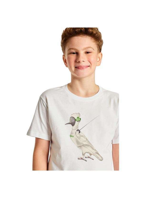 Camiseta Mini Est Pica Pau Esgrima Reserva Mini Branco - Reserva