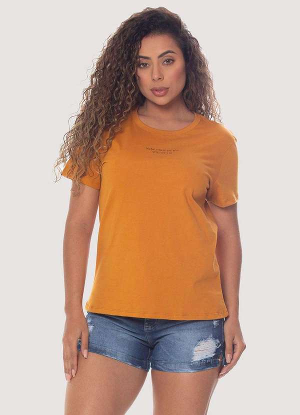 Camiseta To Nem Ai Daniela Cristina 602dc10399 Laranja Laranja - We Happy