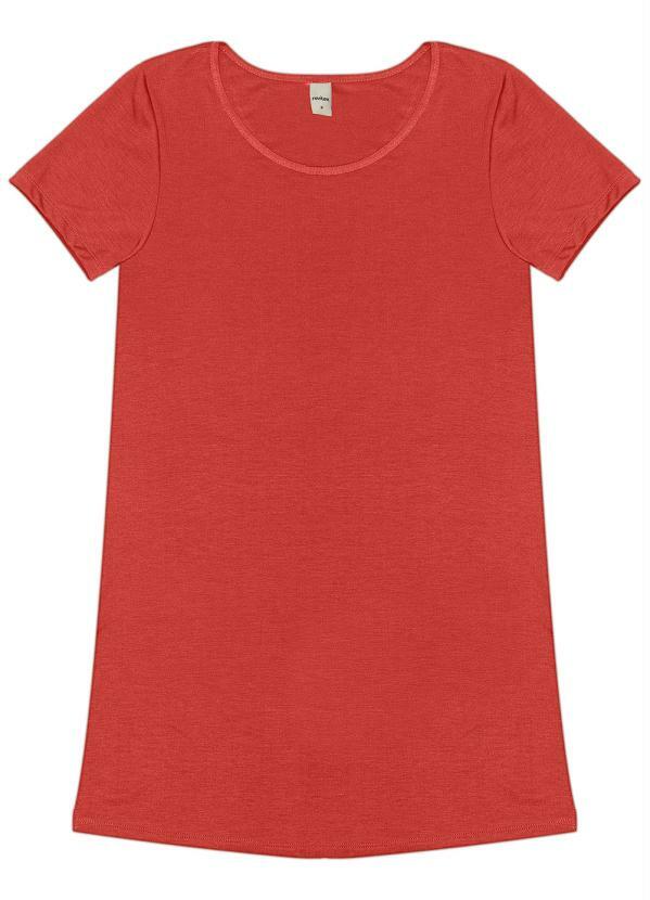Blusa Básica Alongada Feminina Marrom - Rovitex Blusa Básica Alongada Feminina Marrom - Rovitex