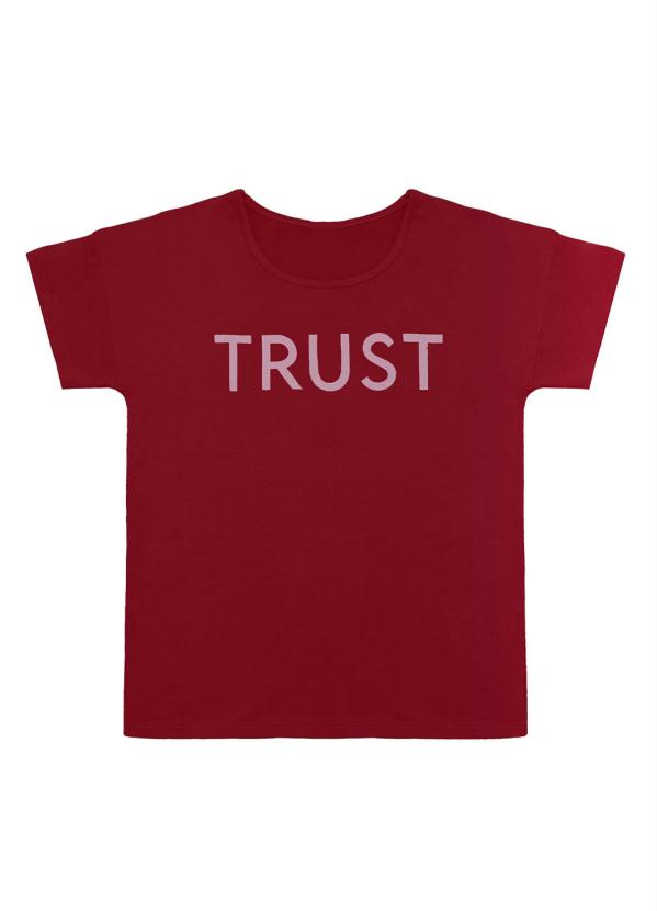 Blusa Feminina Trust Vermelho - Rovitex